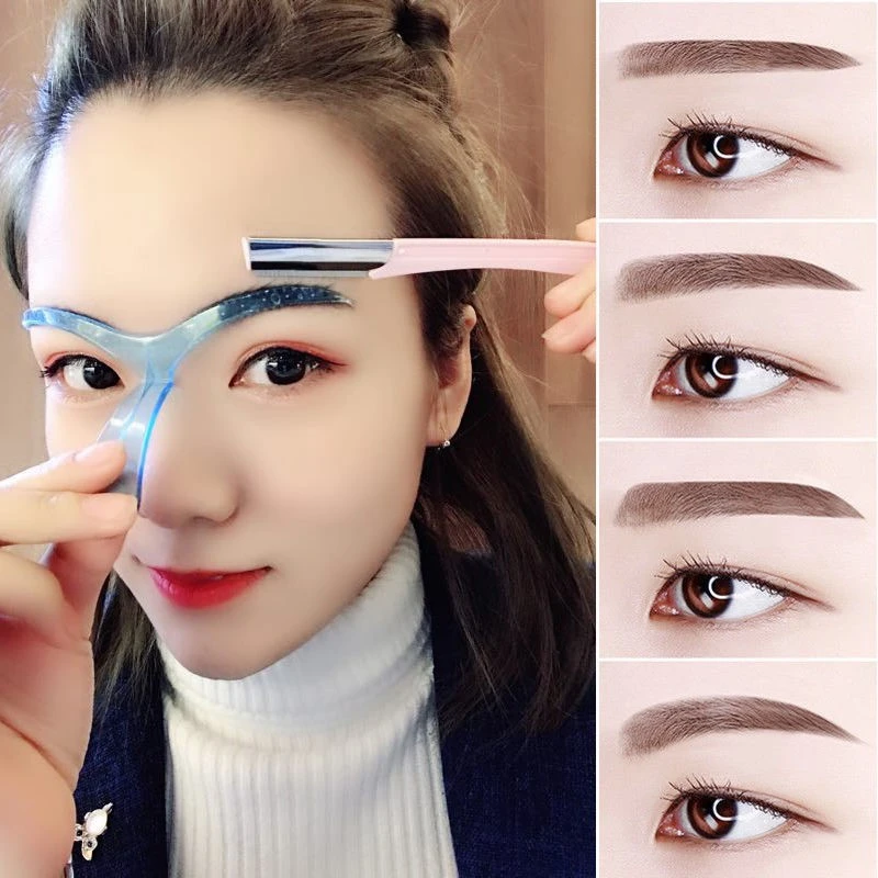 Eyebrow Special Stencil Eyes Makeup Stencils Grooming Shaping Helper ...