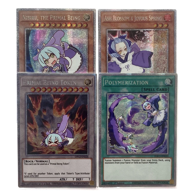 ORICA-YUGIOH-tarjetas-Proxy-DIY-Ash-Blossom-Joyous-Spring ...