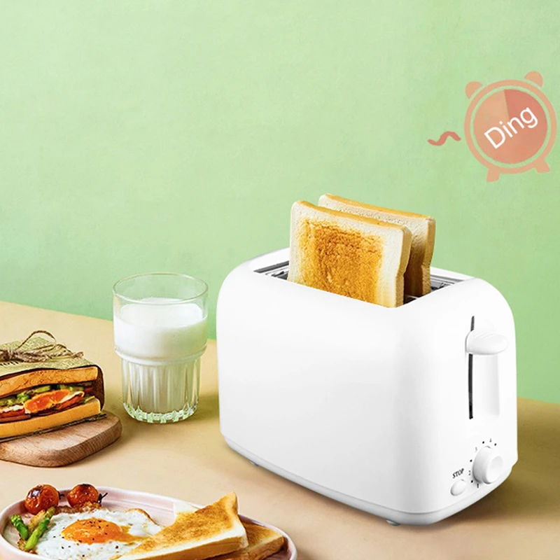 2023 Portable Mini Breakfast Toaster Automatic Removable Bread Crumb ...