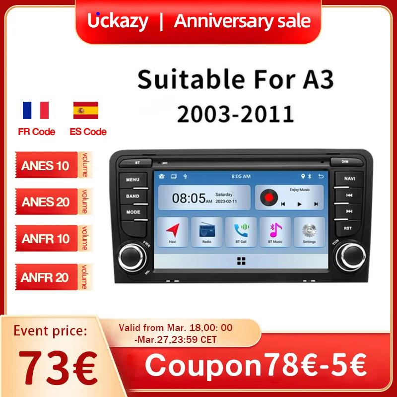 Wireless-Carplay-AutoRadio-2-din-Android-12-Car-Multimedia-Player-For ...