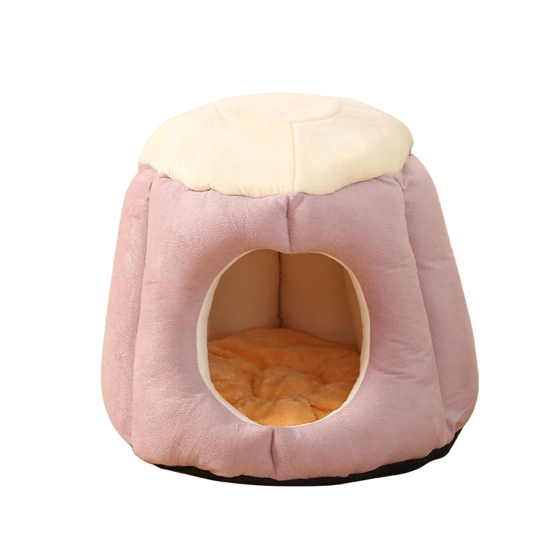 Winter Warm Cat Litter Pet Supplies Cat Pier Nest Deep Sleep Semi ...