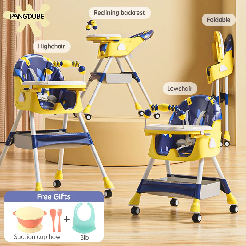 PANGDUBE-Baby-High-Chair-to-Eat-Reclining-Infant-Baby-Eating-Chair-with ...