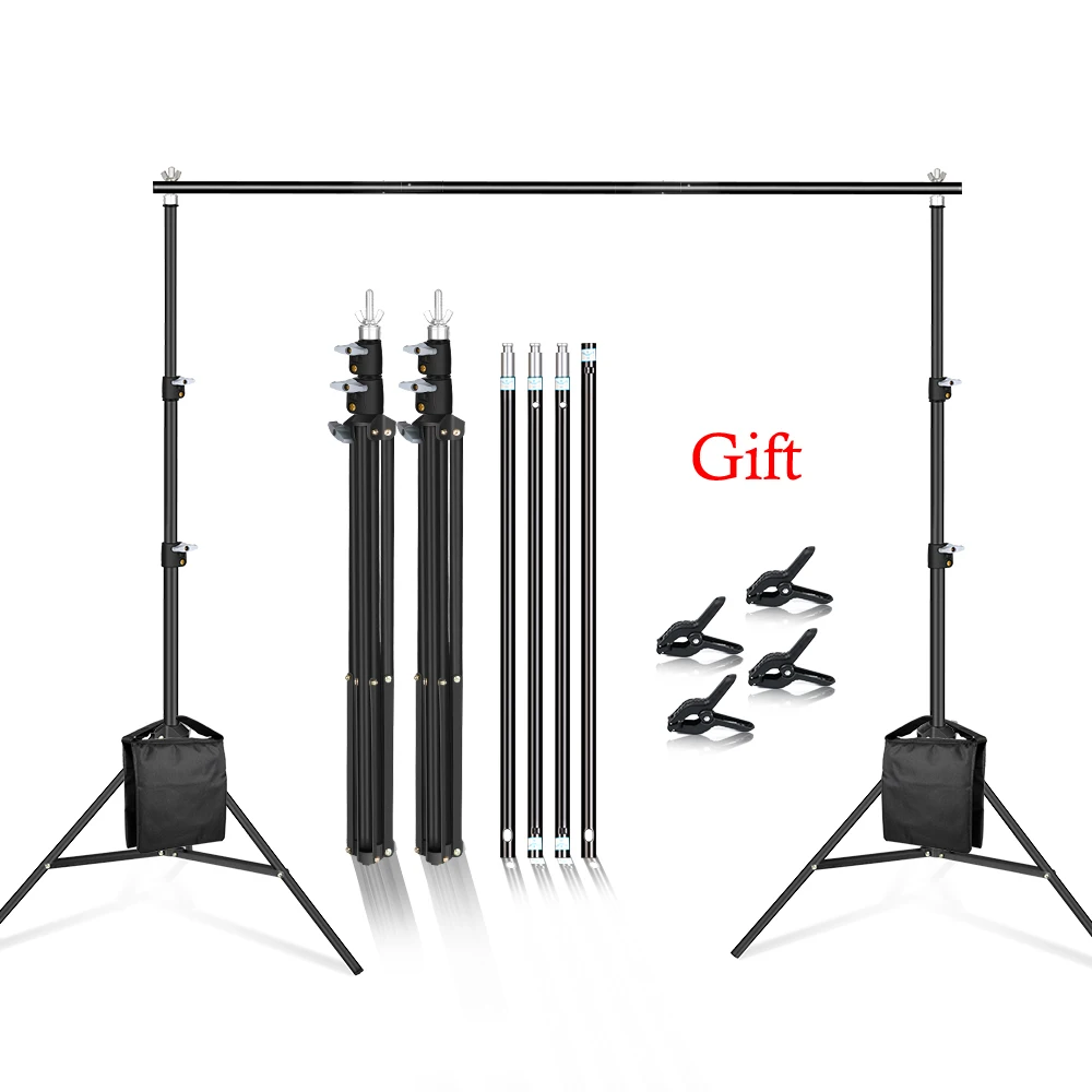 Photography Background Stand for Photo Studio Backdrops Support System ...