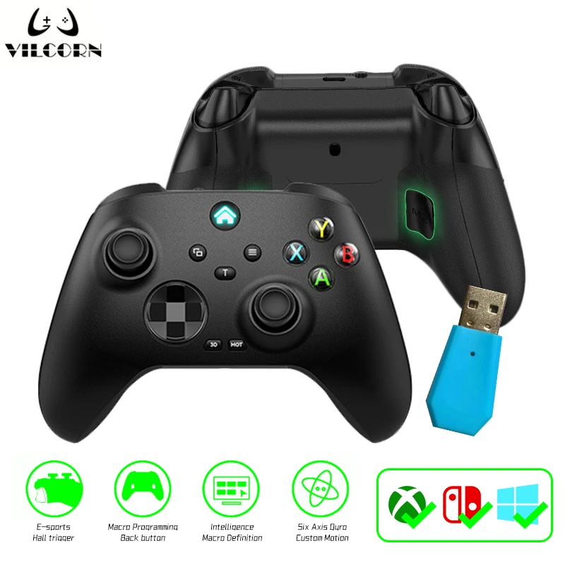 Xbox-One-serisi-X-S-i-in-kablosuz-Gamepad-alt-eksenli-jiroskop-ile ...