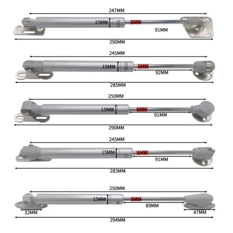 Hot JD Hydraulic Telescopic Rod Pneumatic Hydraulic Support Gas Support ...