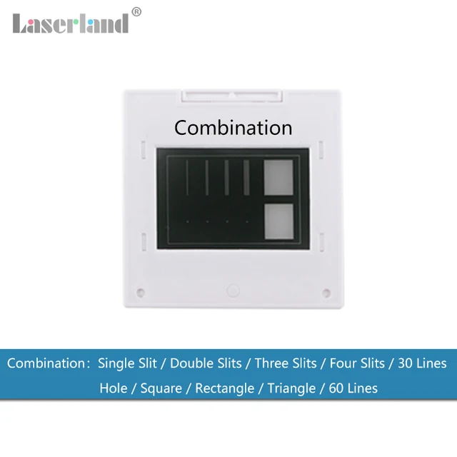 Single Slit/Double Slits Interference Diffraction Grating Sheet Optical ...