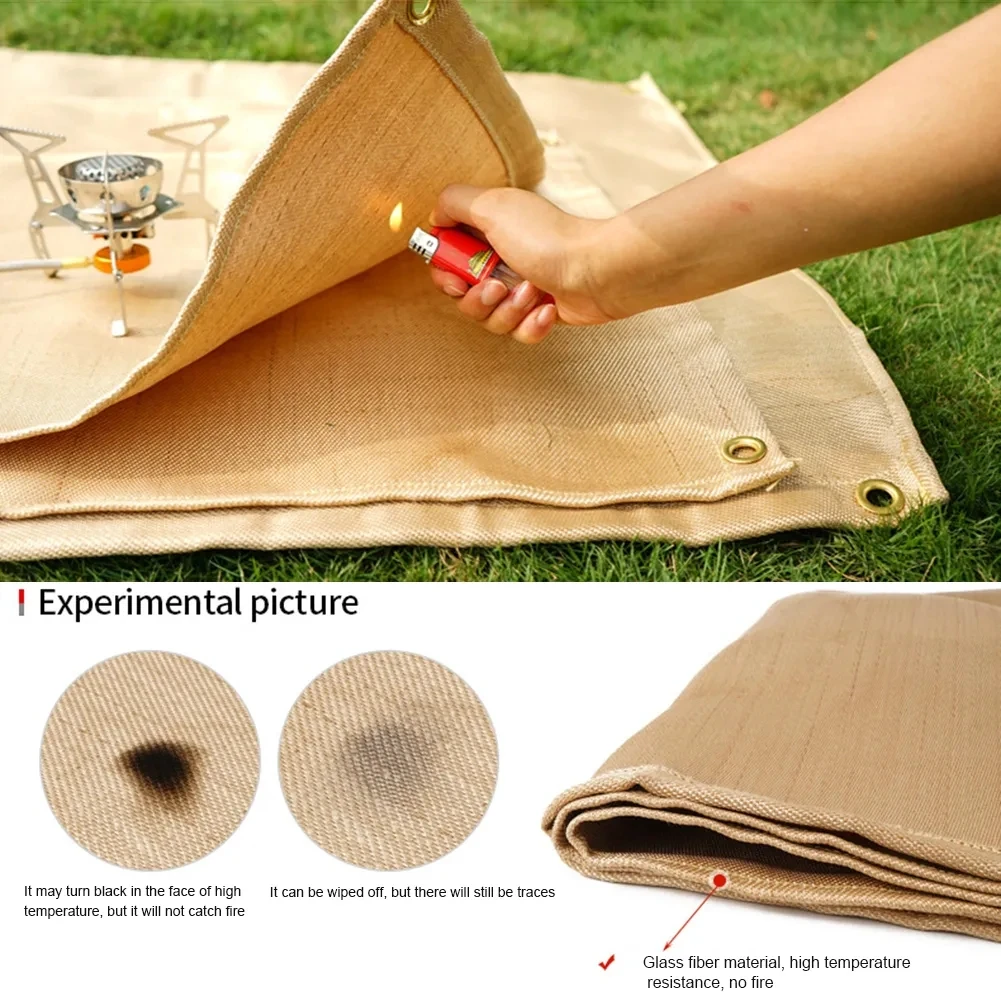 Barbecue-Fire-Mat-Camping-Fireproof-Cloth-Picnic-BBQ-Heat-Insulation ...