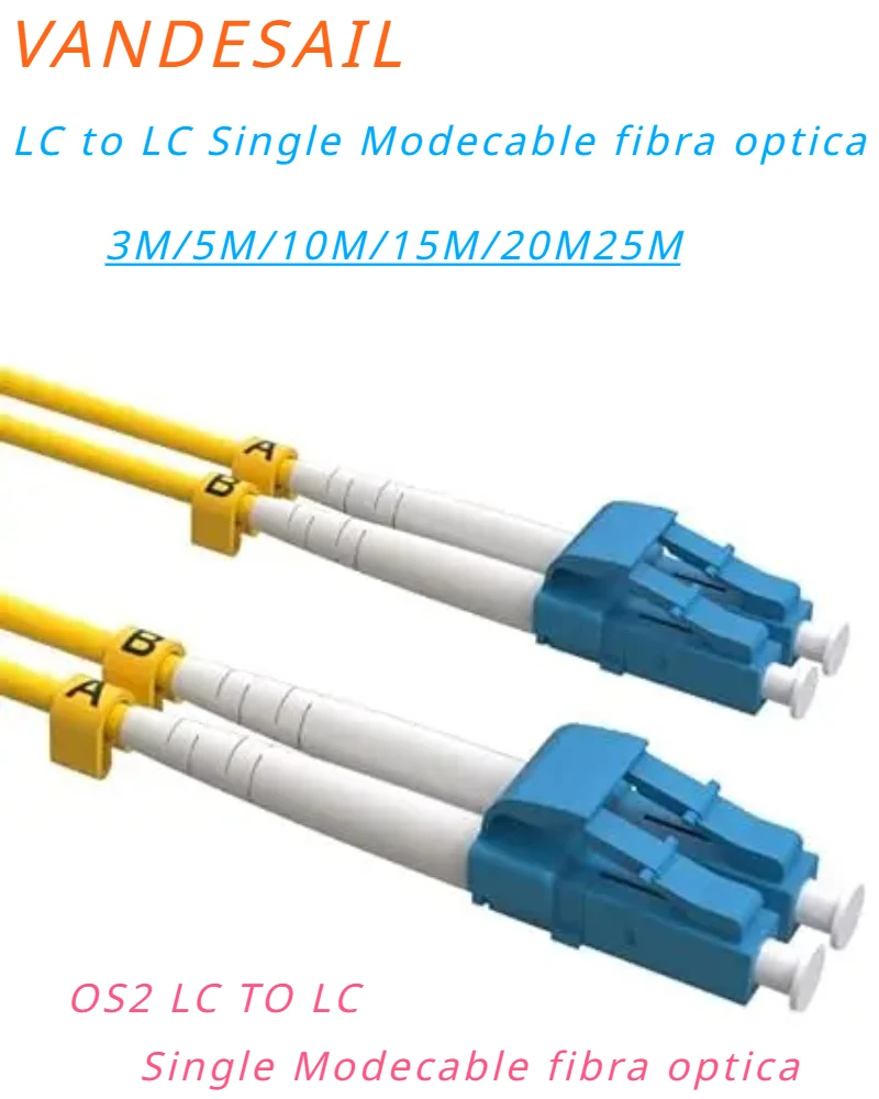 VANDESAIL-LC-to-LC-Single-Modecable-fibra-optica-OS2-Fiber-Cable-Patch ...