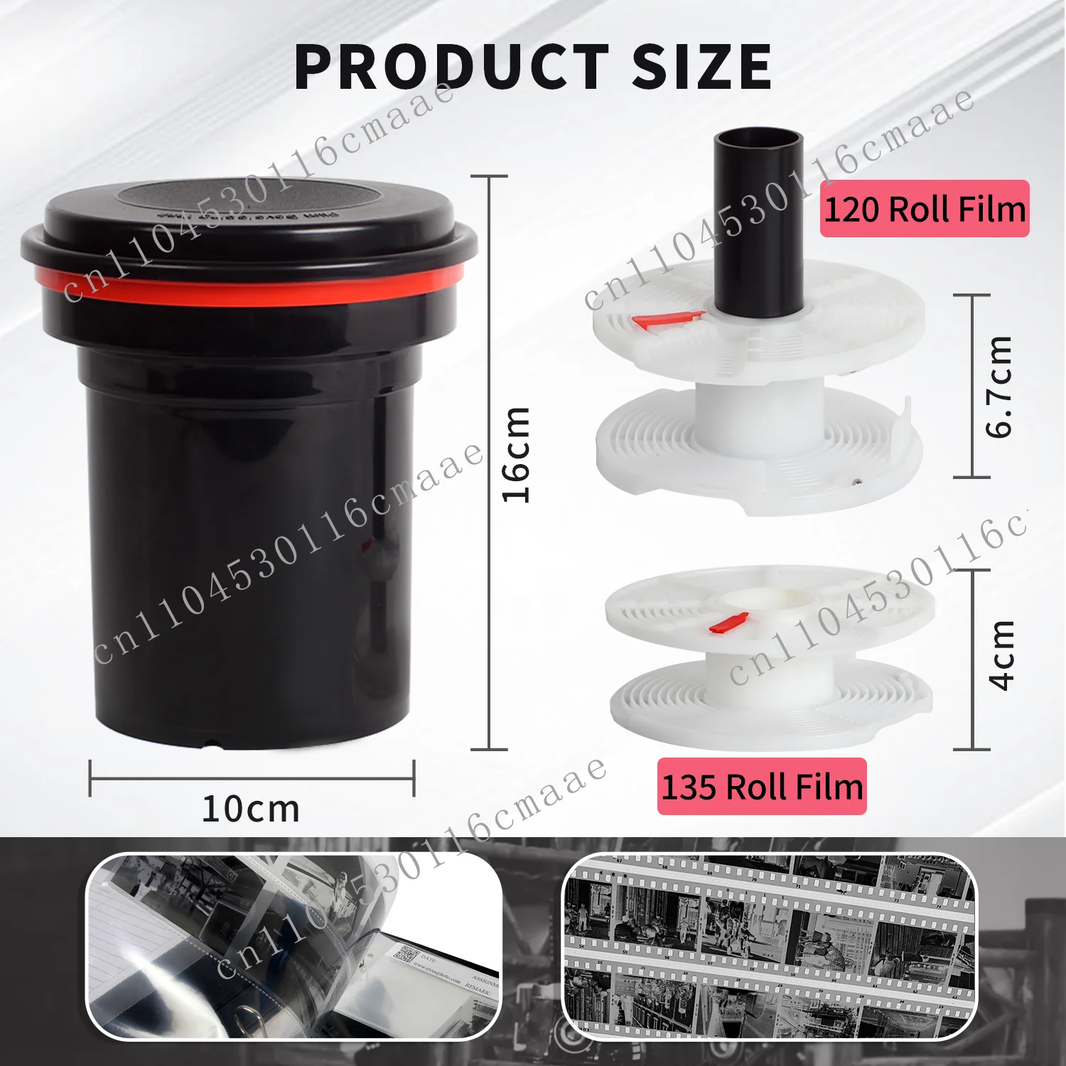 Professional Photo Accessories 120 127 35mm Film Developing Tank 2 ...