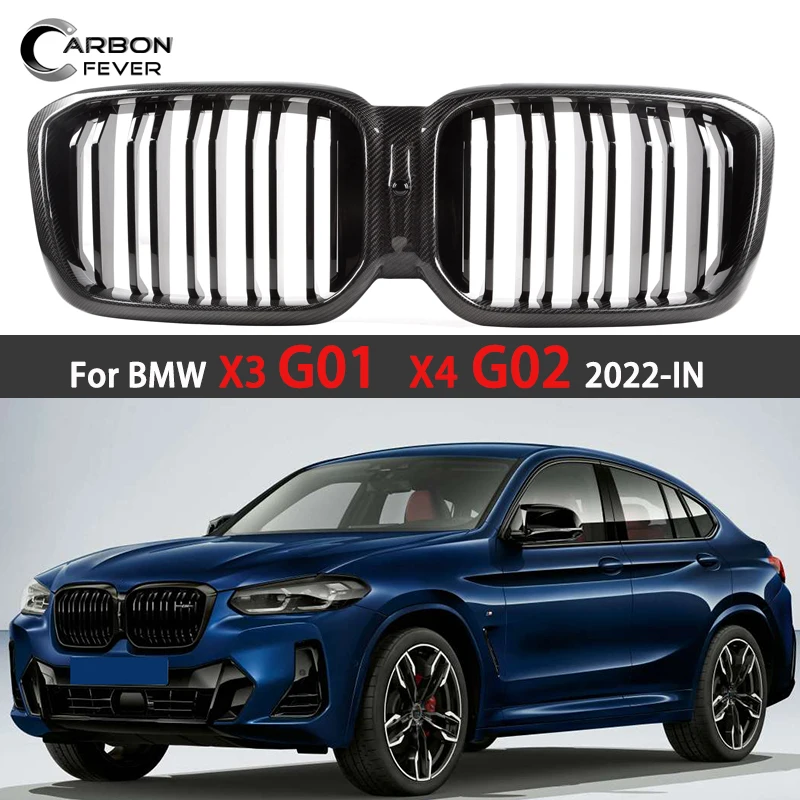 For BMW X3 X4 G01 G08 G02 2022 Facelifted Front Kidney Bumper Grille ...
