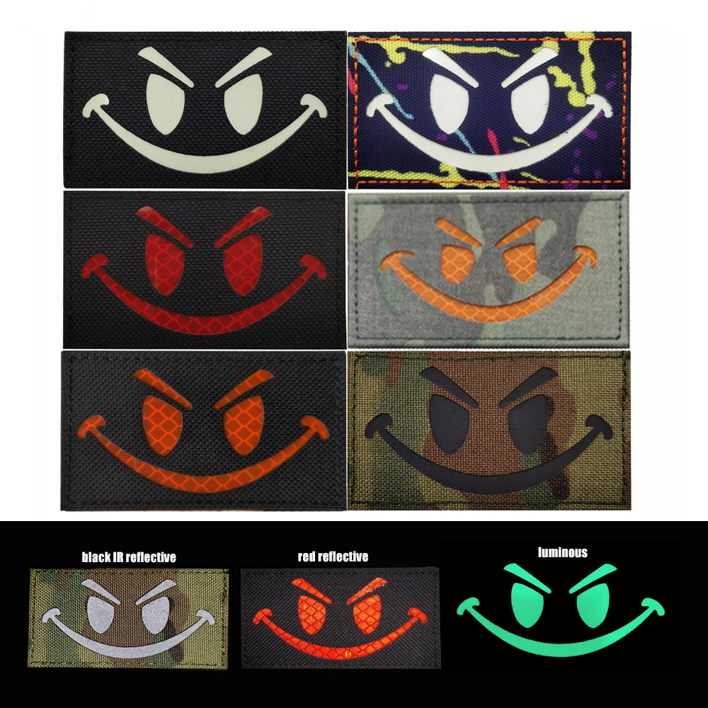 Red Evil Smiley Face