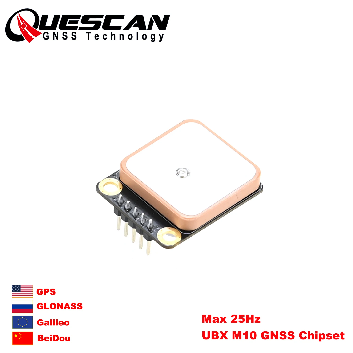 QUESCAN AN3126 M10 GPS GNSS Module PPS 1PPS GPS GLONASS Galileo BeiDou ...