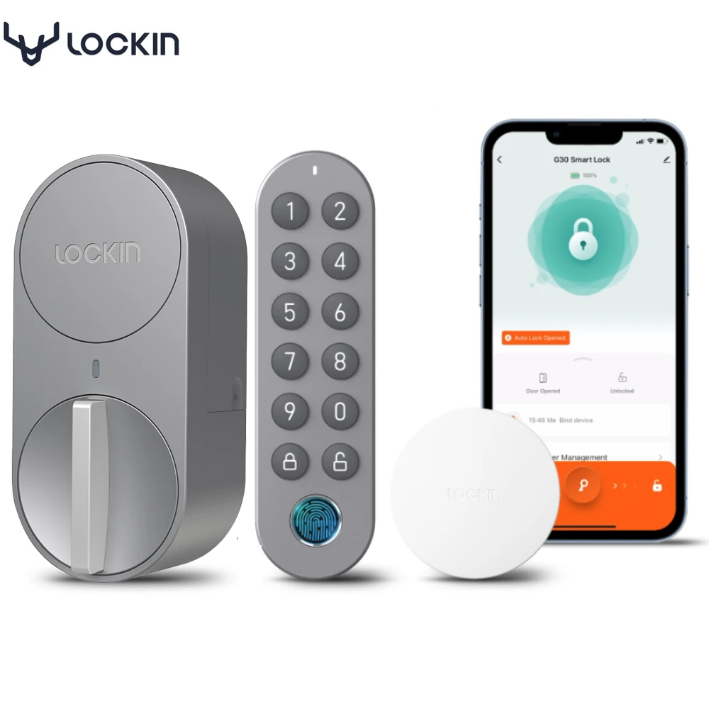 Lockin-G30-Smart-Door-Lock-Keyless-Entry-Tuya-Bluetooth-Fingerprint ...