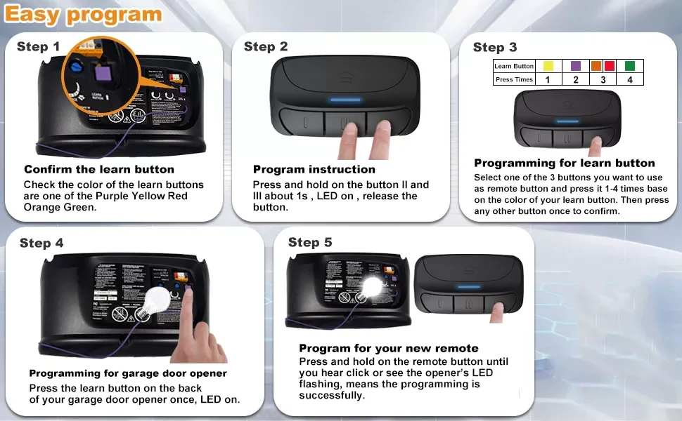 310/315/390mhz车库门遥控器兼容 Liftmaster Chamberlain 893MAX-阿里巴巴