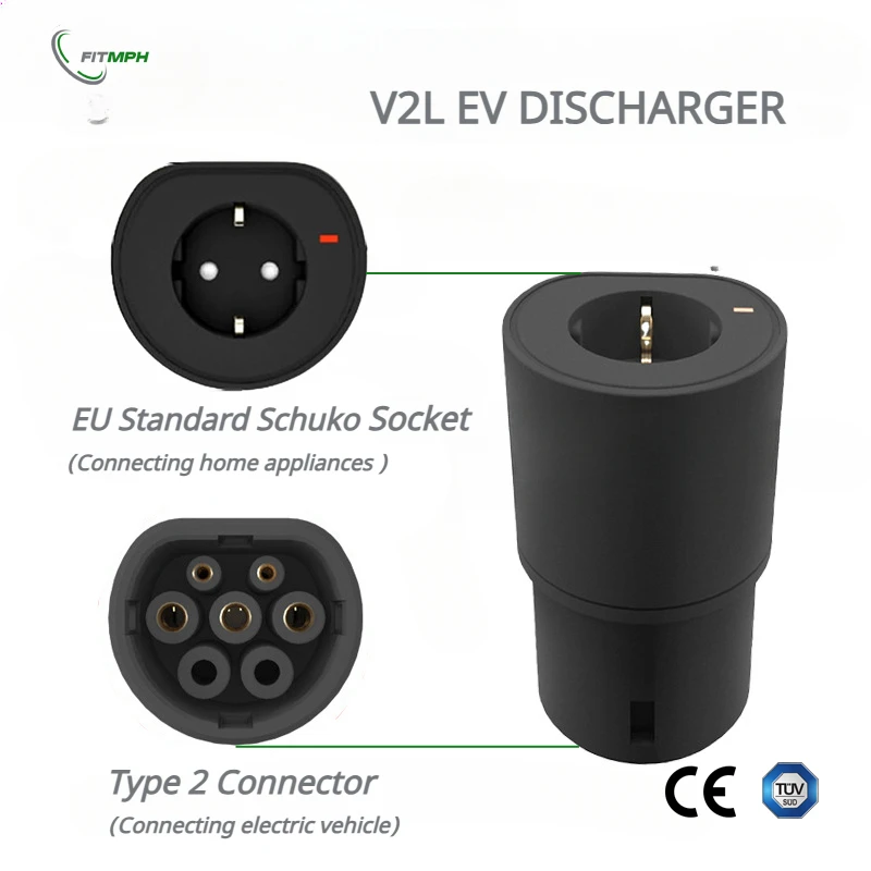 FITMPH-V2L-EV-Discharger-Type-2-to-EU-standard-Schuko-socket-2-5kW-10A ...