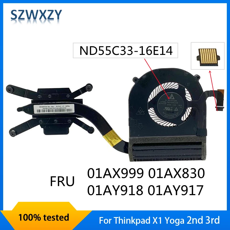 Original-For-Lenovo-Thinkpad-X1-Yoga-2nd-3rd-CPU-Cooler-Cooling-Fan ...