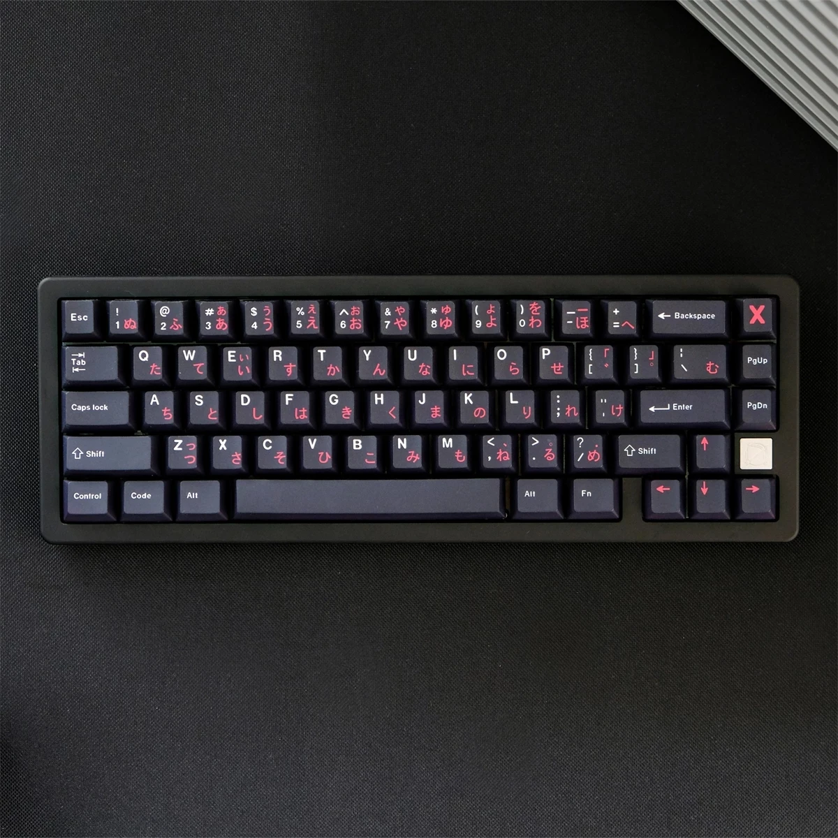 129-Keys-GMK-BOW-Black-Red-Japanese-Keycaps-Cherry-Profile-PBT-Dye ...