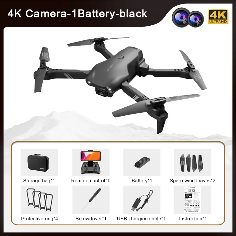 RC Helicopter Drone Foldable Quadcopter 4K Professinal With 8K Wide ...