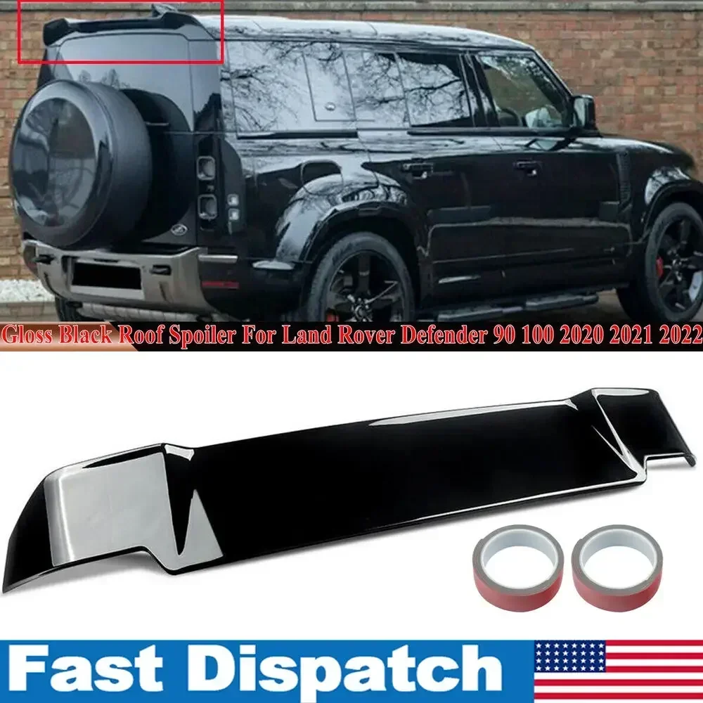 Rear Roof Spoiler Wing For Land Rover Defender 90/110 2020-2022 Gloss ...