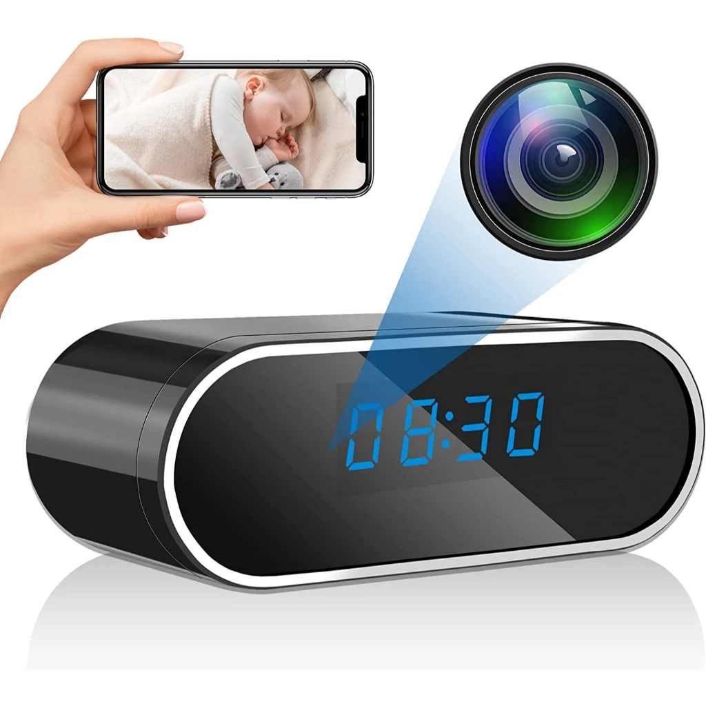 HD-1080P-Wifi-Clock-Camera-Control-IR-Night-Vision-View-DVR-Camcorder ...