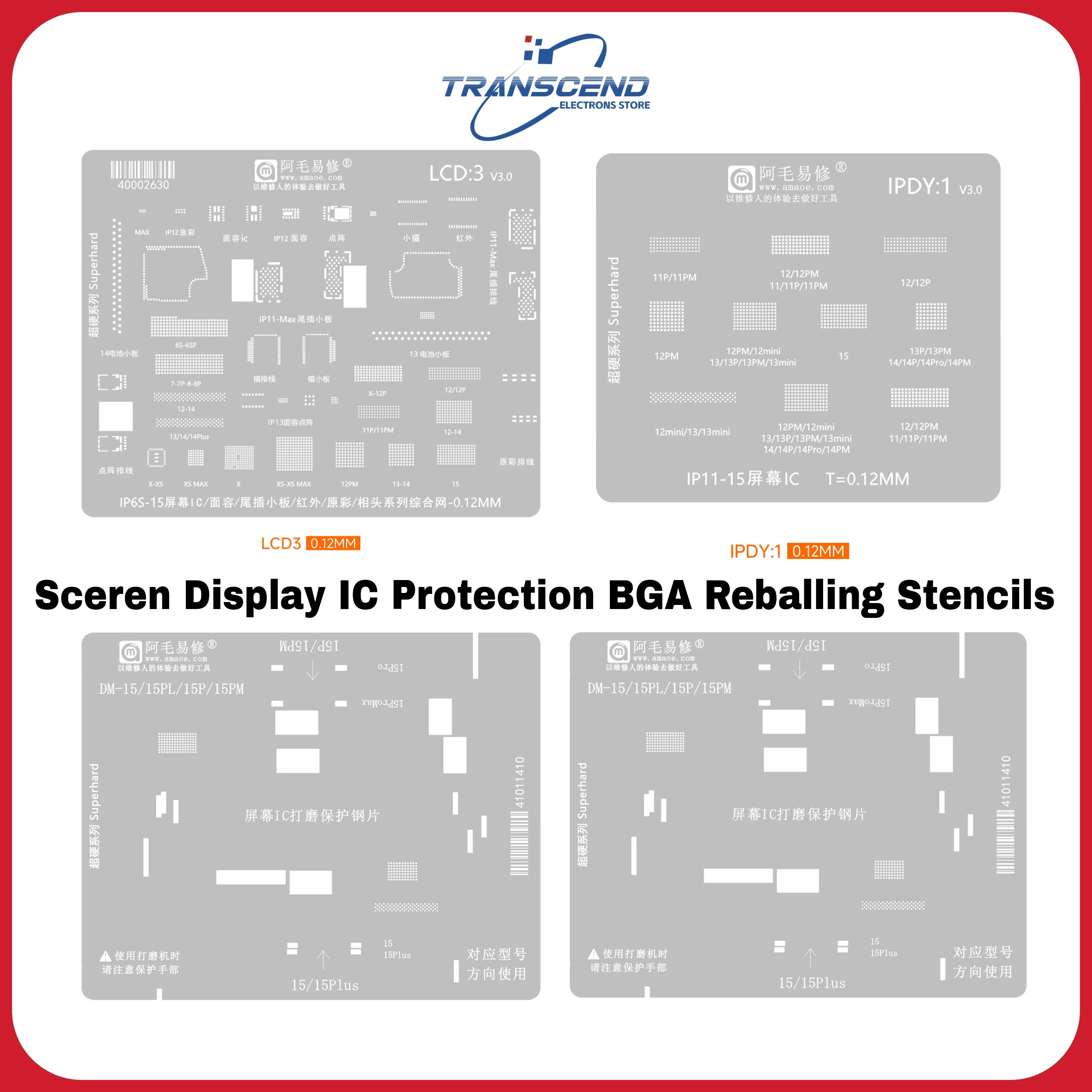 LCD-Screen-Display-IC-Protection-Face-ID-Flex-Screen-Chip-Steel-Net-BGA ...