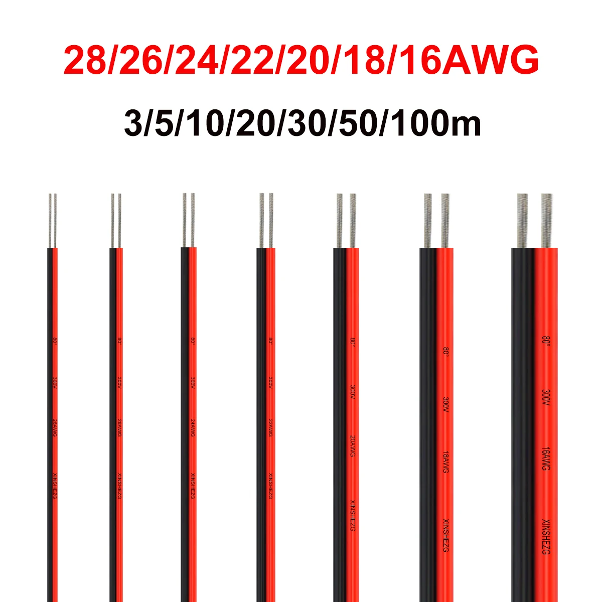 12V-Red-Black-Flat-Cable-2-Core-JST-Connector-Cable-2-Pin-Electrical ...