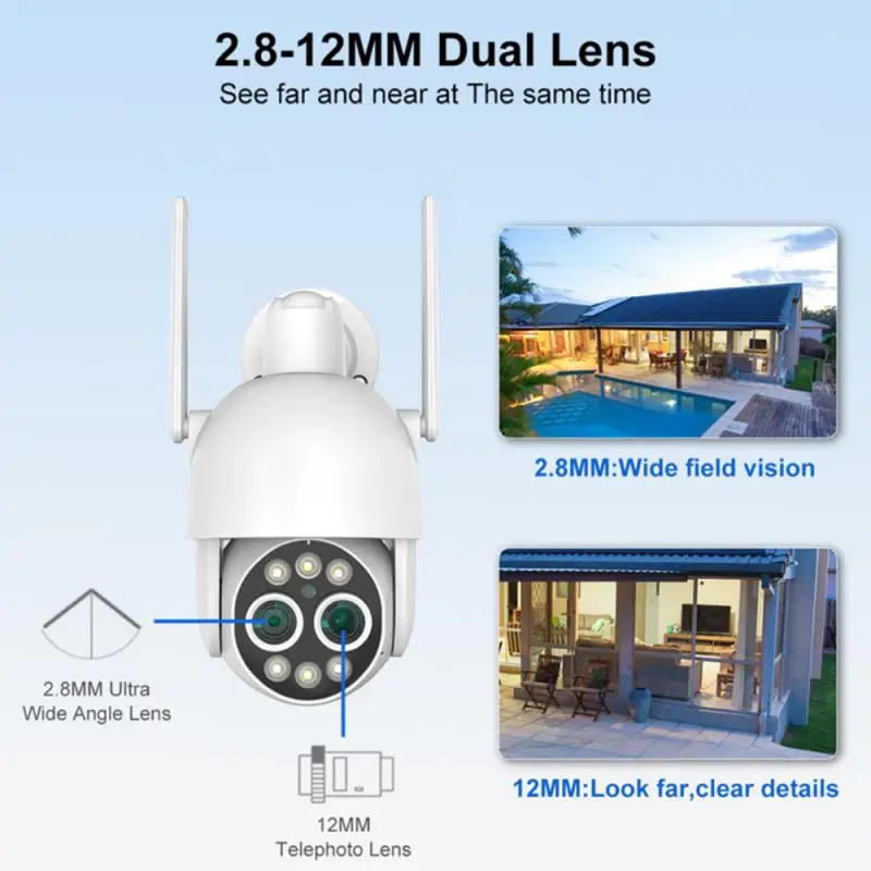 Waterproof Night Vision Outdoor Binocular Ball Machine Surveillance ...