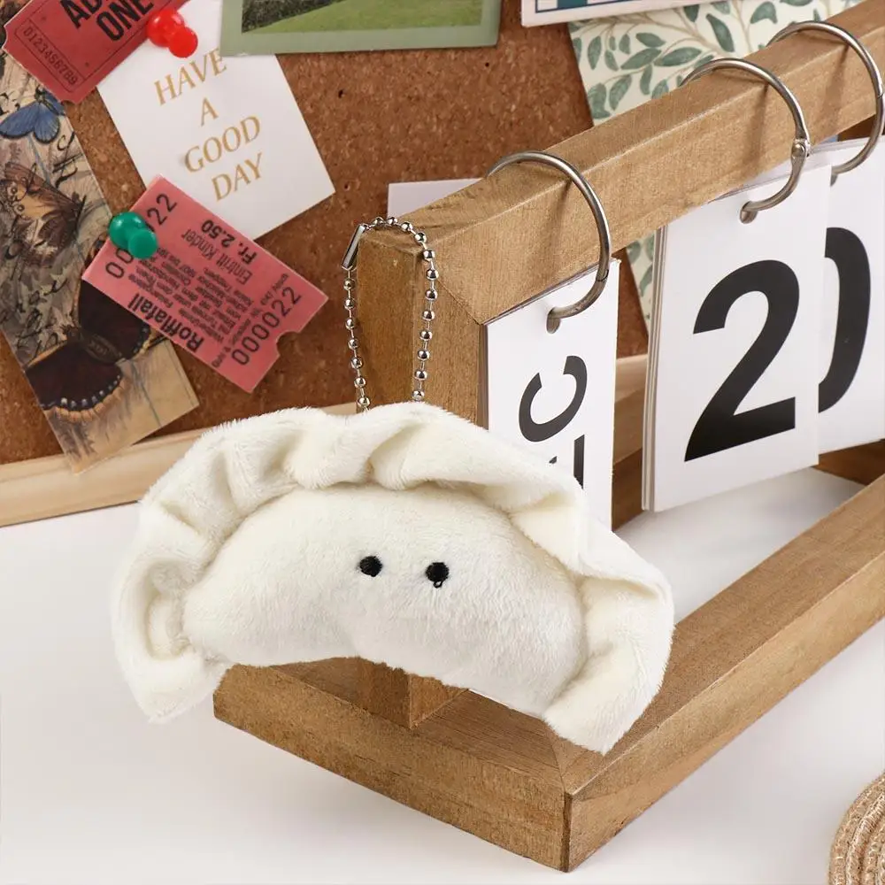 Plush Dumpling Plush Keychains Soft Creative Cartoon Plush Keyring Cute ...