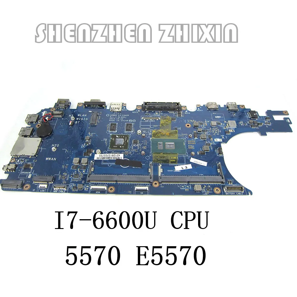 CN-0J1PDD 0J1PDD FOR Dell Latitude 5570 E5570 Laptop motherboard I7 ...