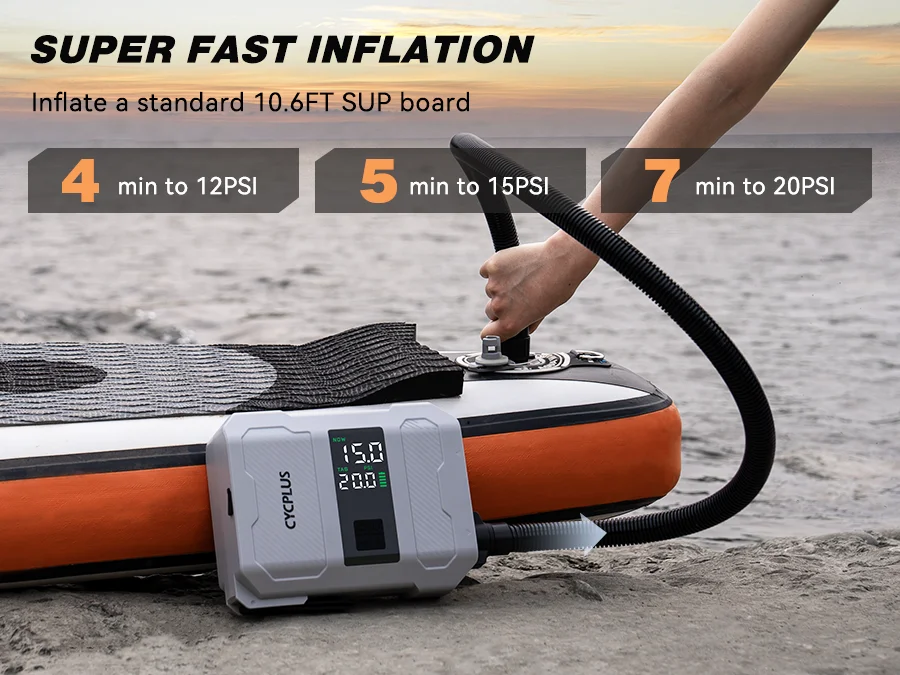 CYCPLUS Volcano Электрический насос для SUP | AliExpress