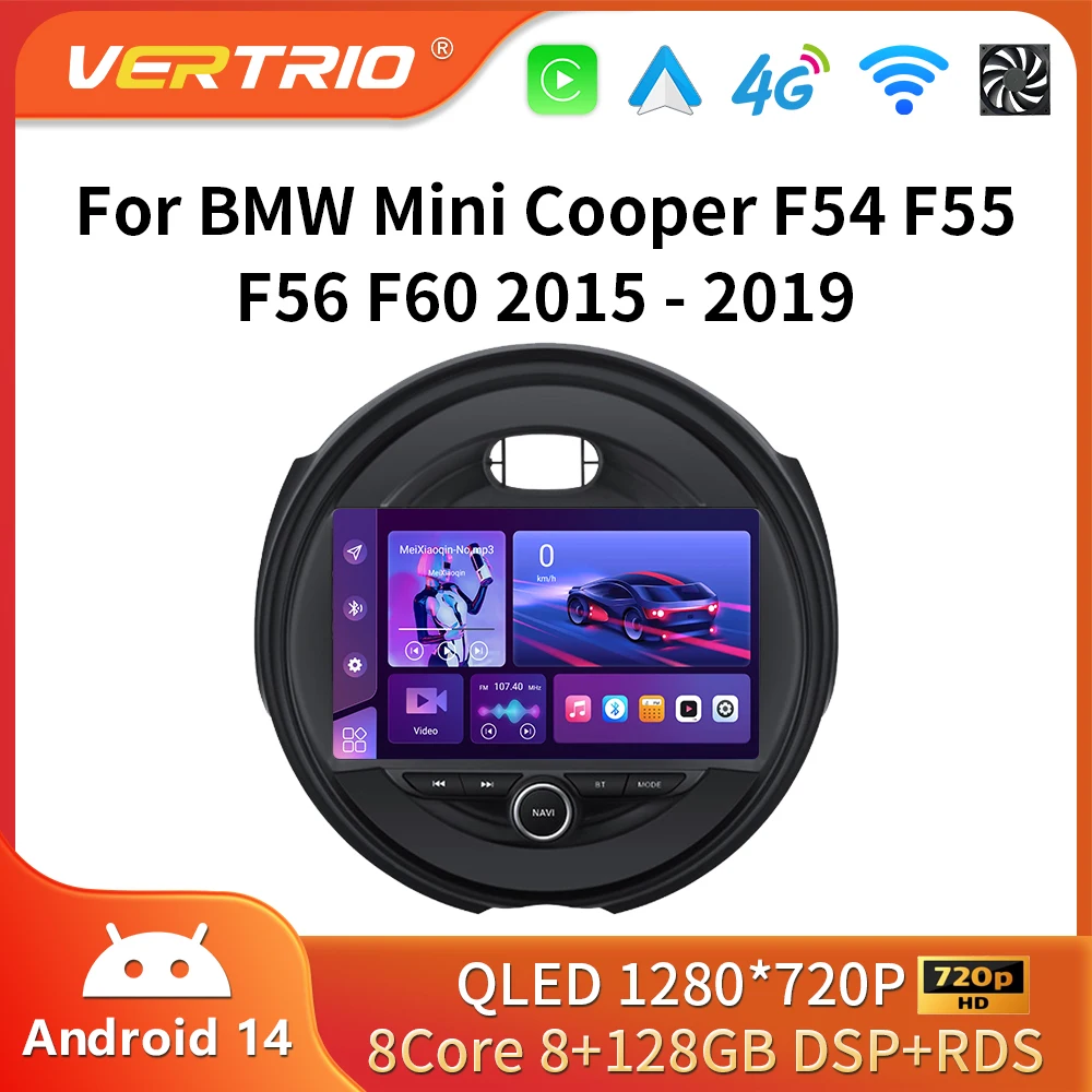 Android 16 Car Radio Multimedia Player For BMW MINI COOPER F54 F55 F56 ...