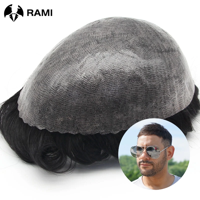 Perruque-compl-te-en-PU-durable-pour-hommes-peau-d-injection-toupet ...