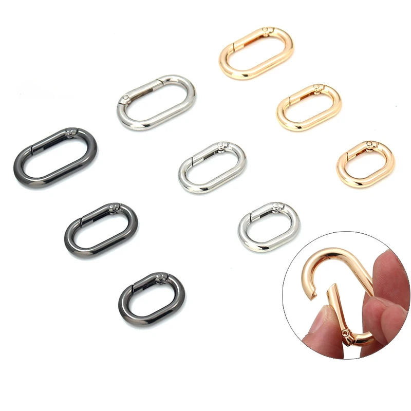 Oval-Spring-O-Ring-Leather-Bag-Handbag-Strap-Buckle-Connect-Keyring ...