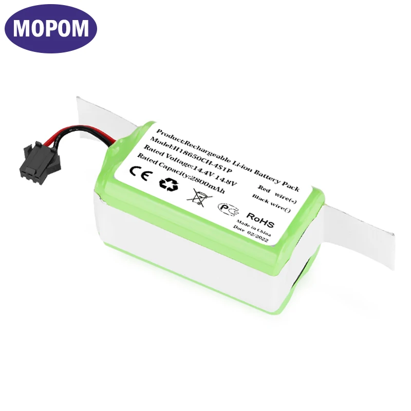 New-14-8V-3400mAh-Li-ion-Robot-Vacuum-Cleaner-Battery-For-Mamibot ...