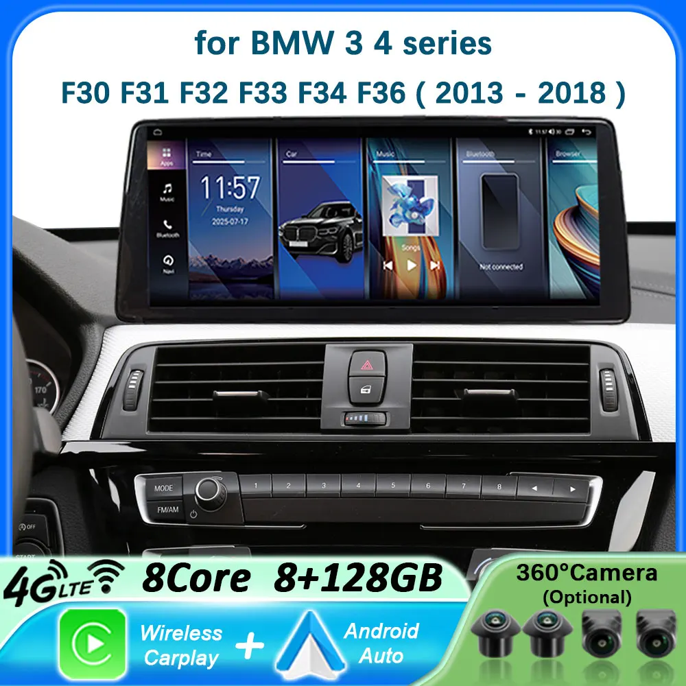 For BMW 3 4 series F30 F31 F32 F33 F34 F36 2013 - 2019 NBT EVO System ...