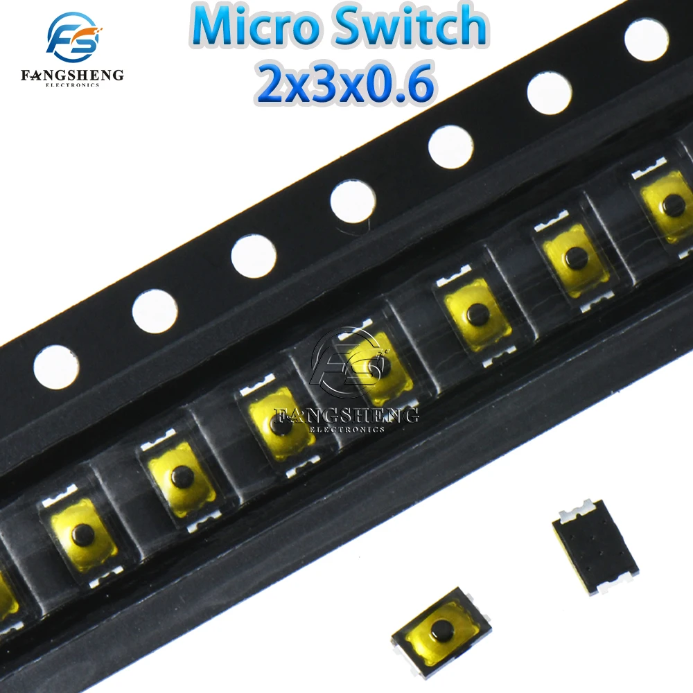 20-50-100pcs-2x3x0-6-U-Tactile-Push-Button-Switch-Tact-4-Pin-Micro ...