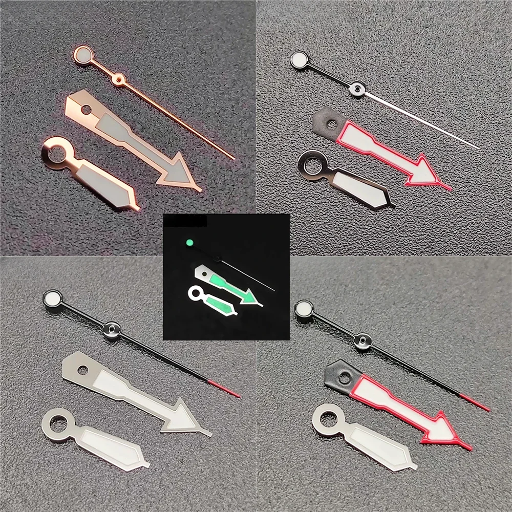 Green-Luminous-Watch-Needle-Abalone-Watch-Hands-for-NH35A-Movement-Men ...