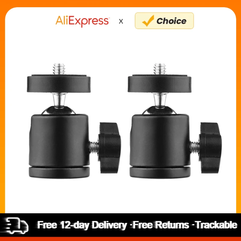1pc-Mini-Swivel-Ball-Head-Tripod-Head-360-Degree-Rotating-Mount-Base ...
