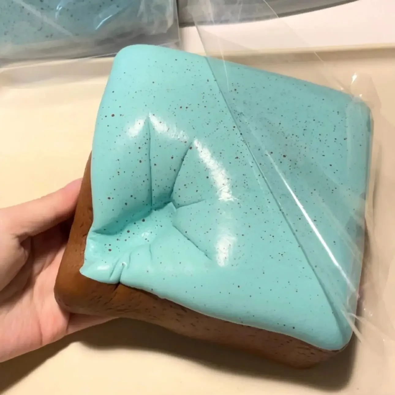 Squishy-Slow-Rising-Fidget-Toy-Super-Big-Mint-Chocolate-Toast-Squishy ...