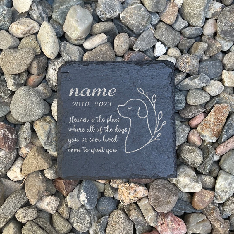 Pet Memorial Stone Personalized Pet Loss Gifts Personalized Dog Grave ...