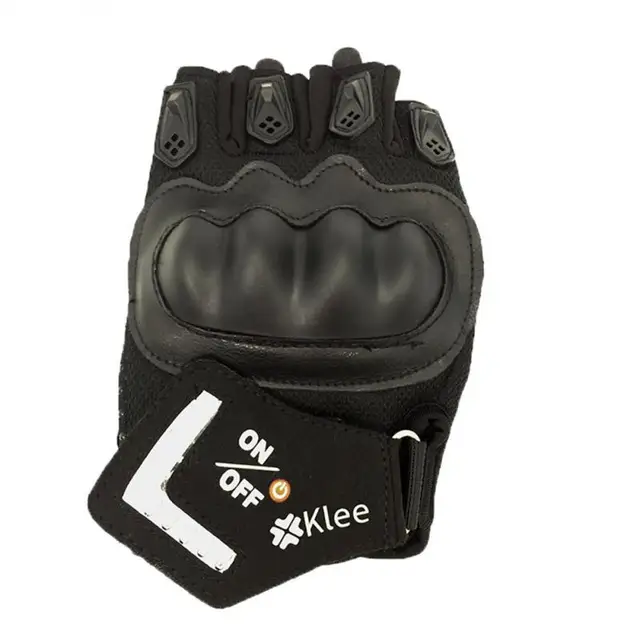 Led Light Gravity Sensing Bicycle Turn Signal Half Finger Gloves ...