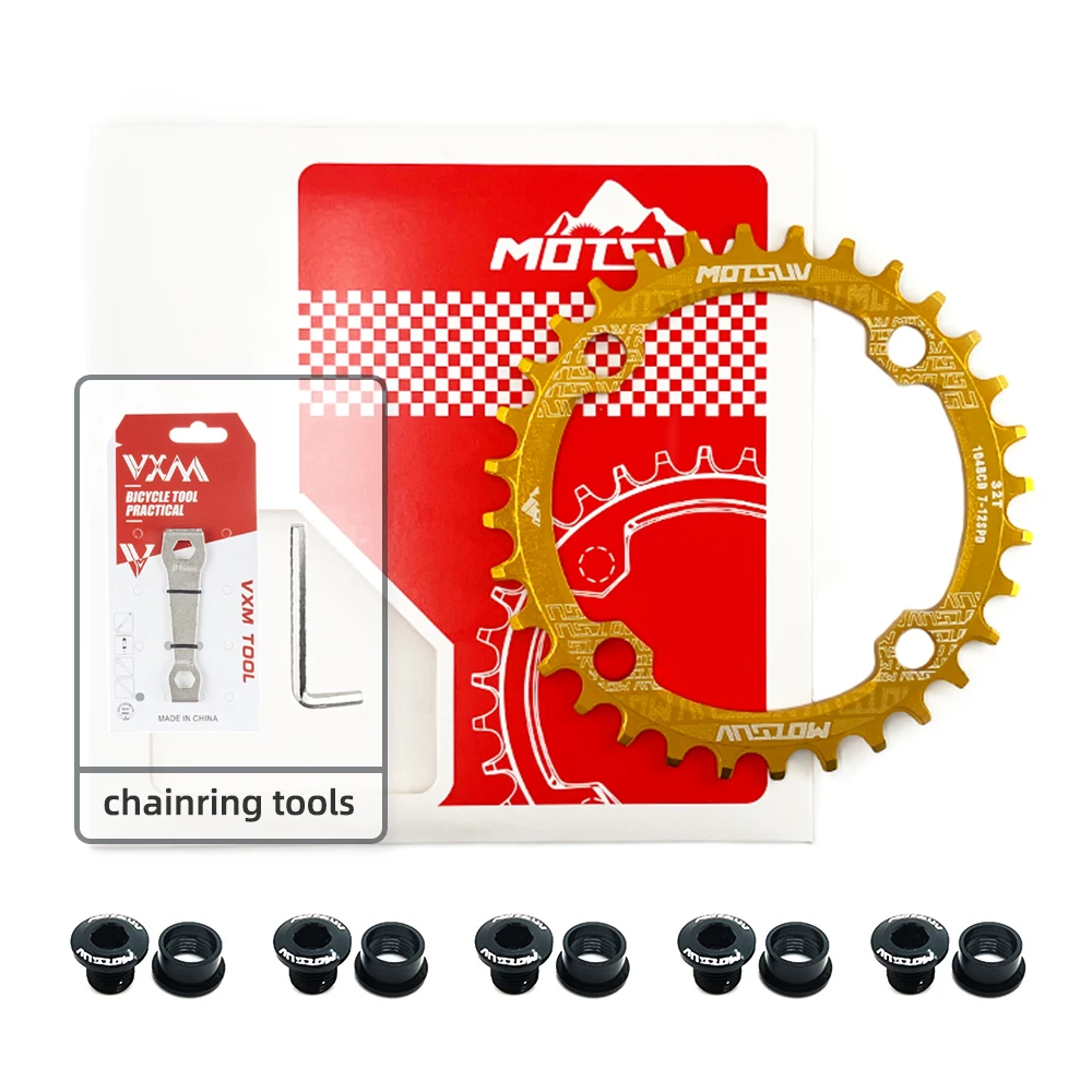 104BCD-Chainring-and-tools-Narrow-Wide-chainring-32T-34T-36T-38T ...