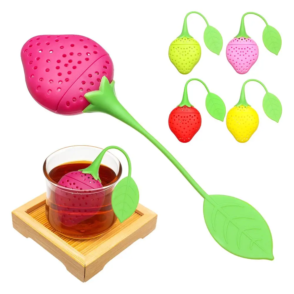 New-Silicone-Tea-Infuser-Teabag-Kettle-Loose-Tea-leaf-Strainer-Ball ...