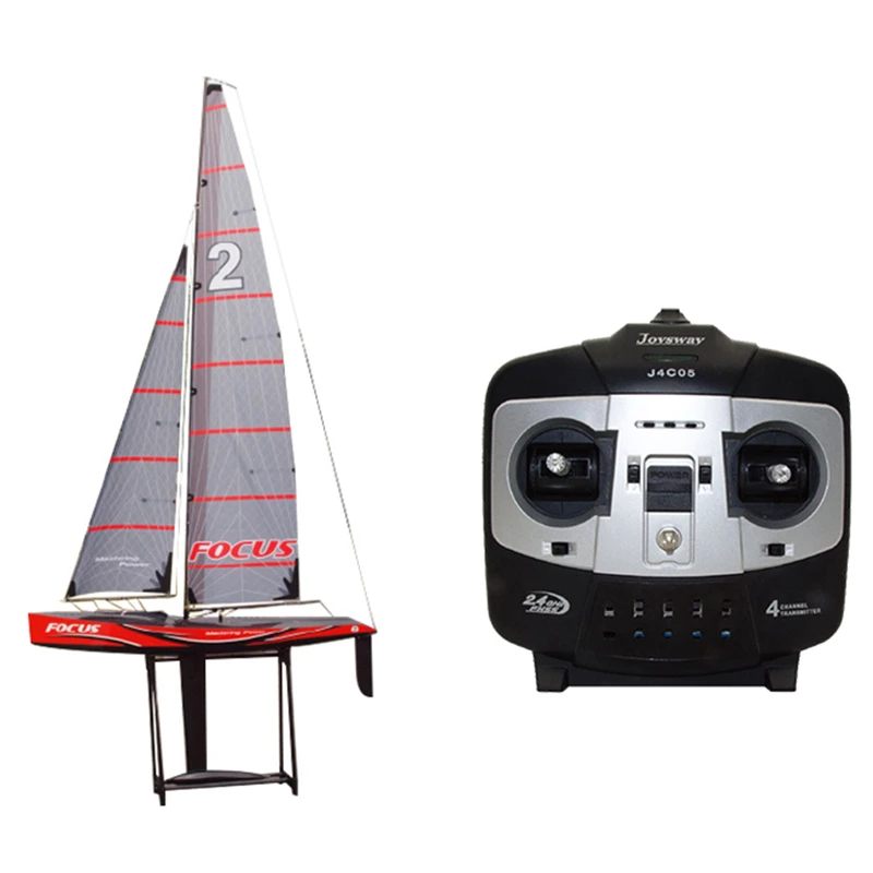 RC Boat Sailing Model 8812 FOCUS Pure Wind Racing Big Ship 4 channel ...