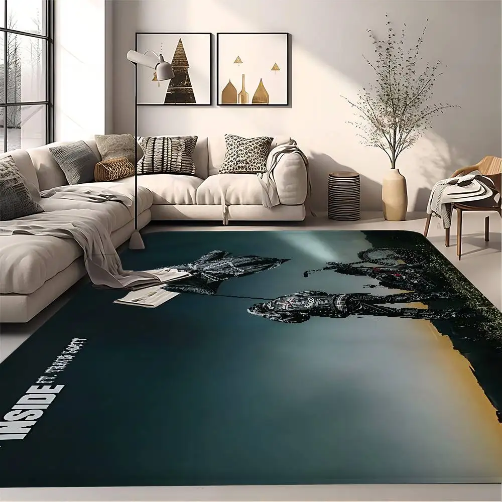 Rapper D-Don T-Toliver Bathroom Mat INS Style Soft Bedroom Floor House ...