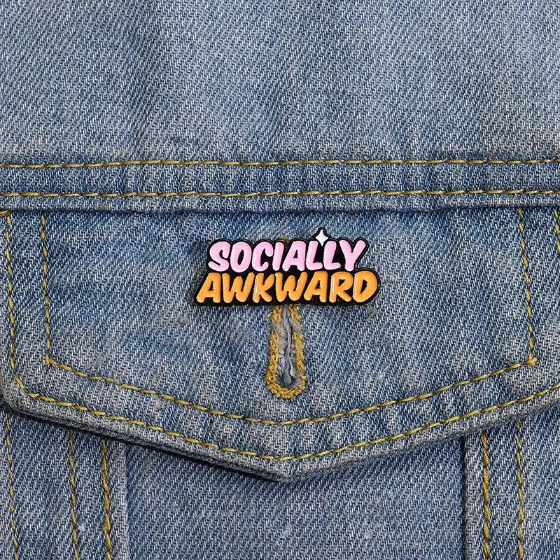 Socially-Awkward-Enamel-Pins-Custom-Anti-Social-Quotes-Brooches-for-Hat ...