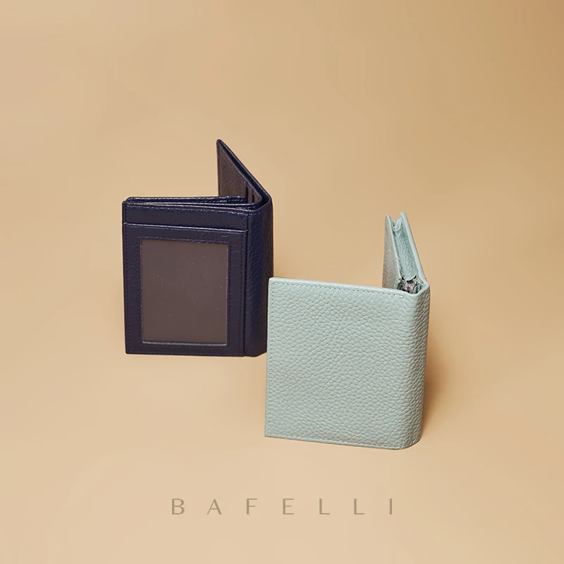 2022 BAFELLI 여성용 접이식 소가죽 카드 홀더, 신용 카드 및 ID 홀더, 삽입 지갑, 가죽 지폐| | - AliExpress