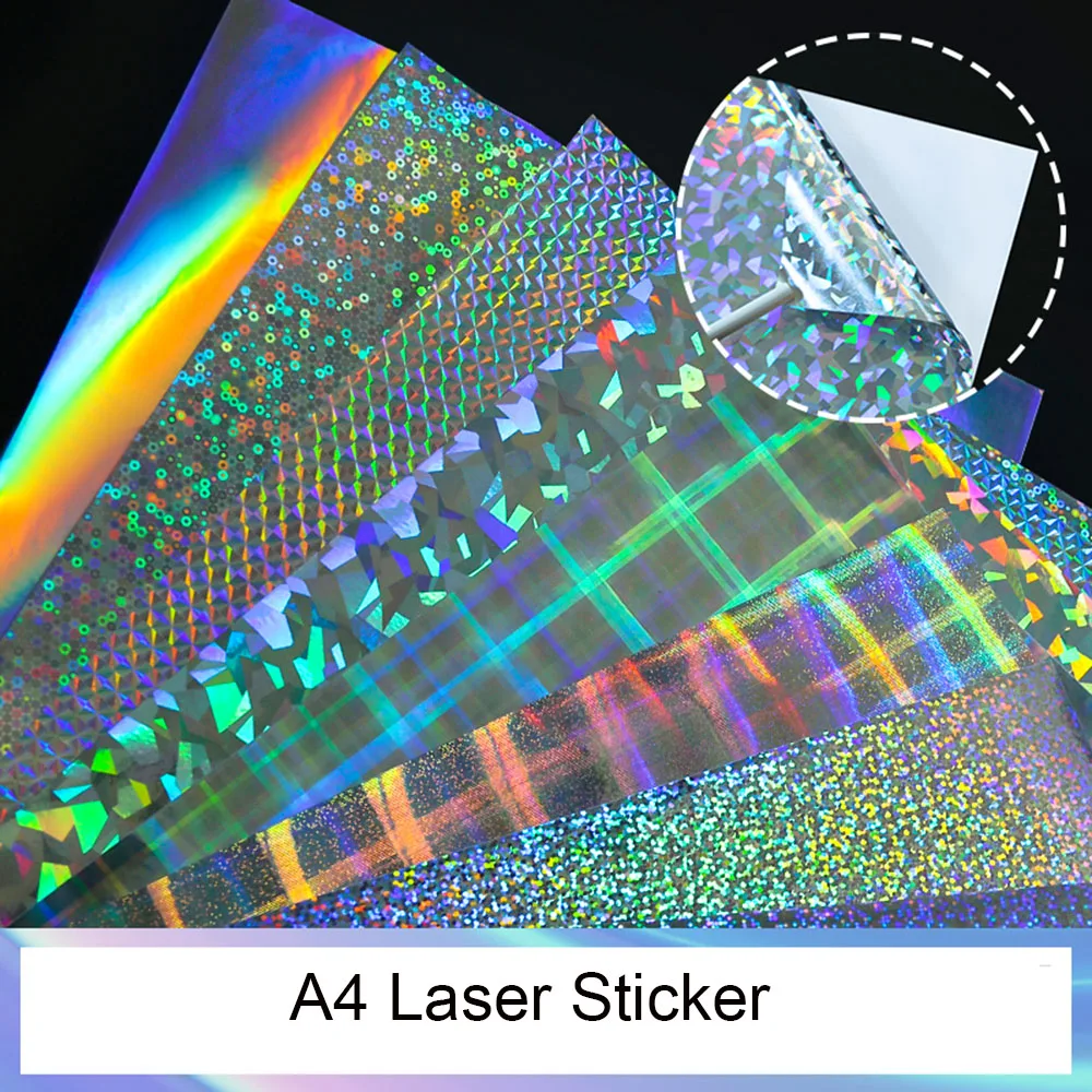 Papel-adhesivo-transparente-para-manualidades-10-hojas-de-0-12mm-de ...