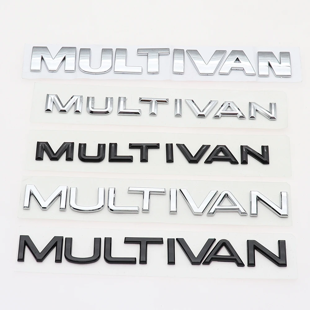 1PC-3D-ABS-MULTIVAN-Car-Letter-Logo-Sticker-Tail-Bumper-Badge-Auto-Rear ...