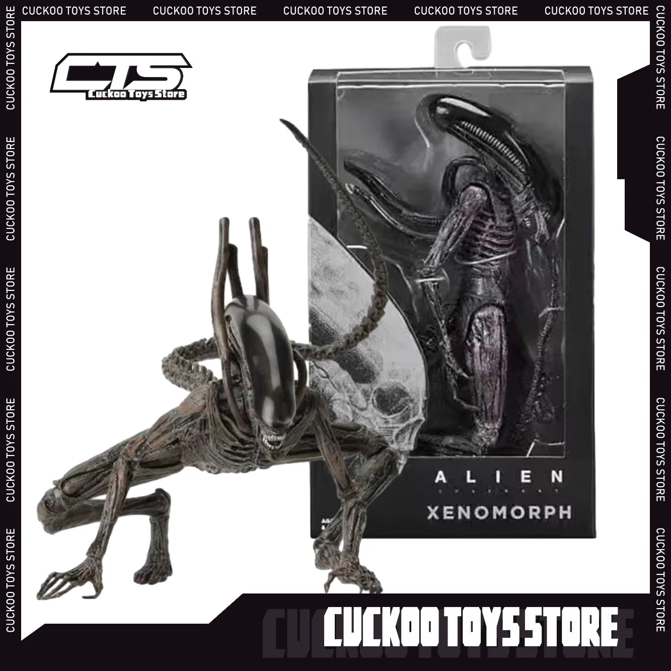 Neca-Alien-Xenomorph-Covenant-Action-Figure-7-Scale-Contract-Black ...